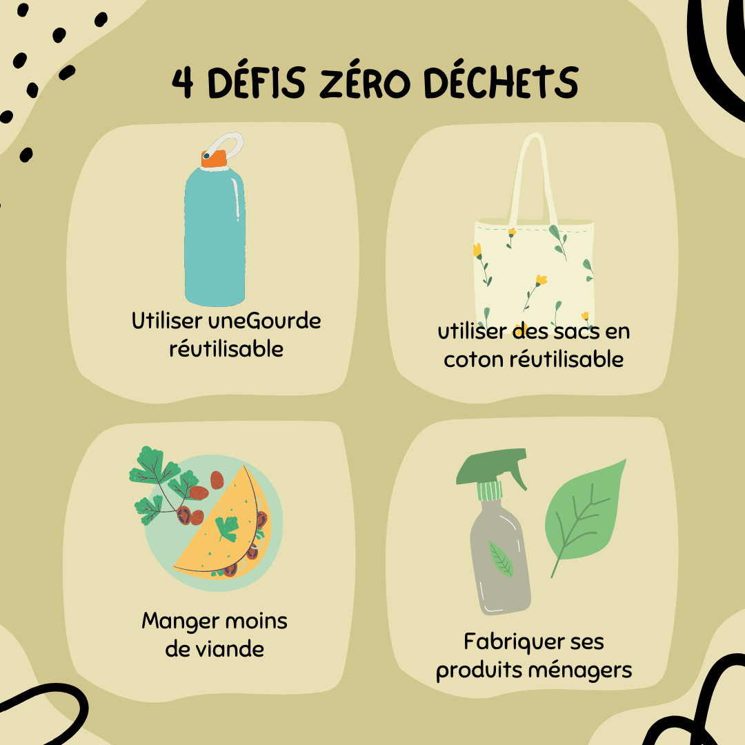 4 défis zéro déchet - Le plaisir de faire soi-même